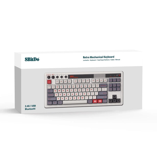 8BitDo Retro Mechanical Keyboard 灰機 – HDTONY